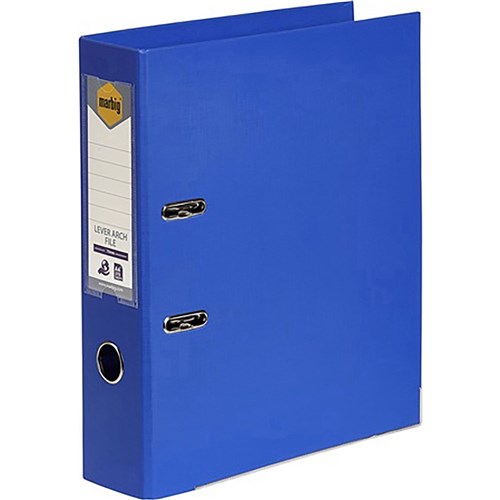Binders & Folders - Marbig Linen PE Lever Arch Binder A4 75mm Royal ...
