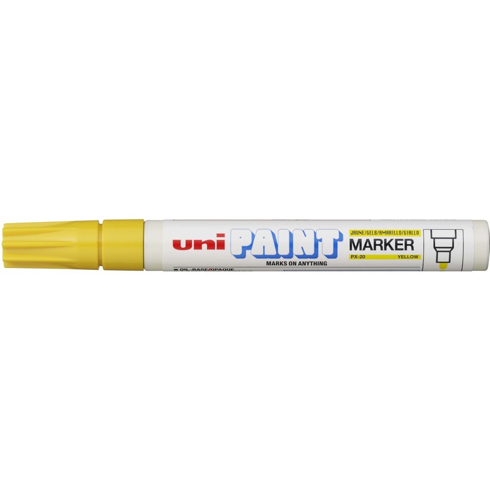 Markers & Highlighters - Uni PX20 Paint Marker Bullet 2.8mm Yellow ...