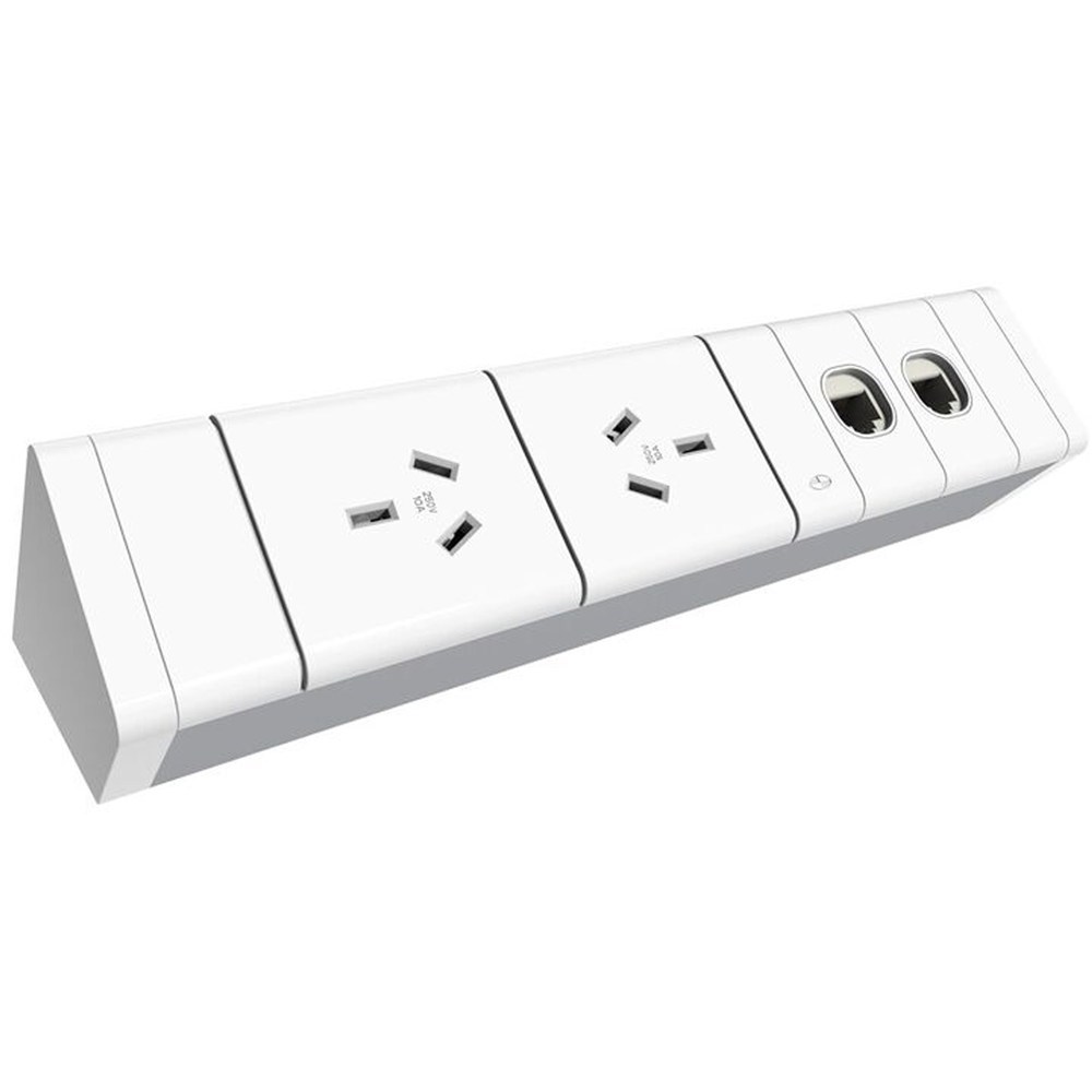 Office Furniture - Rapidline Athena Power Rail Kit 2 GPO + 2 Data ...