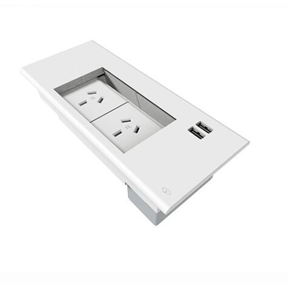 Office Furniture - Rapidline Table Surface Mounted Flip Box 2 GPO + 2 ...