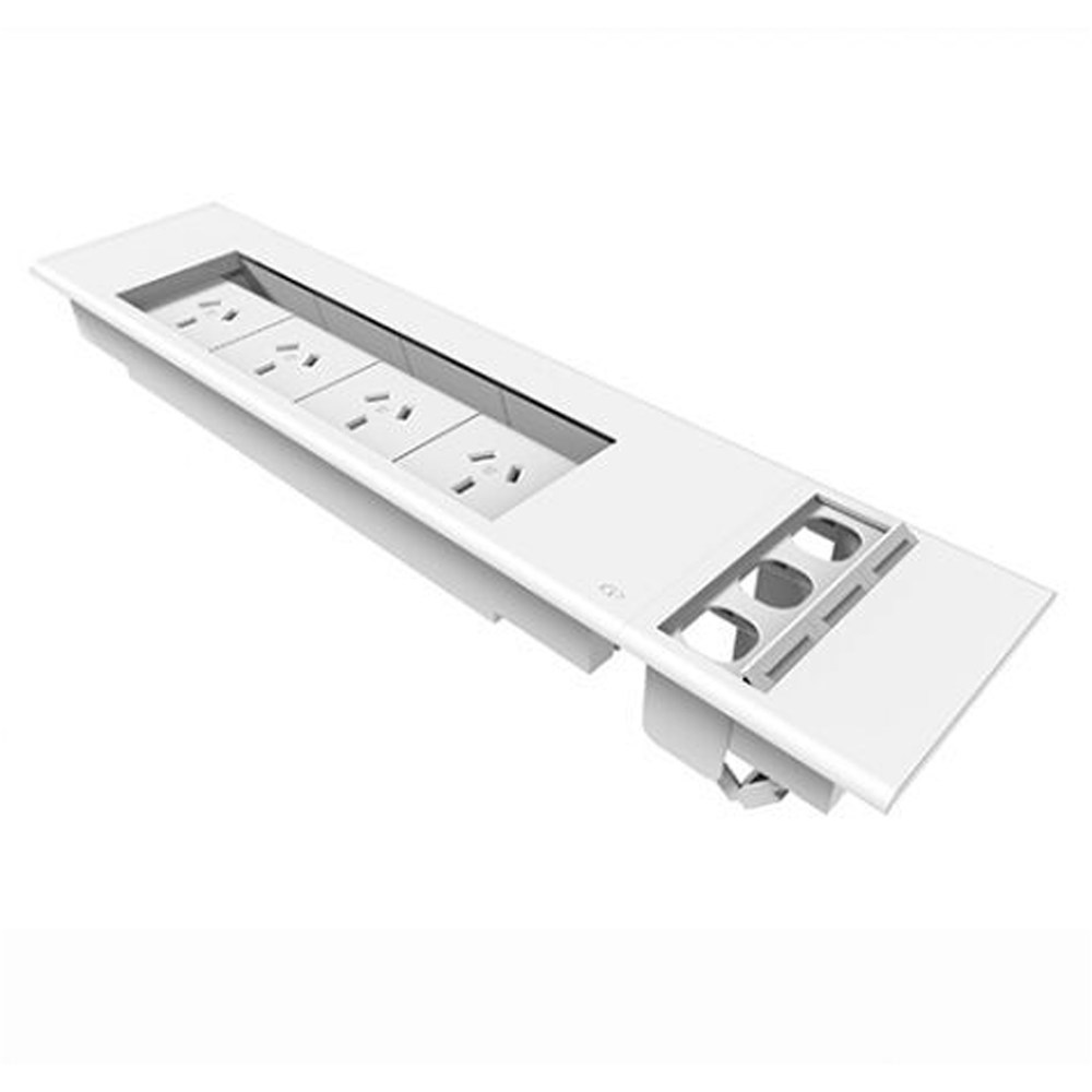 Office Furniture - Rapidline Table Surface Mounted Flip Box 4 GPO + 3 ...